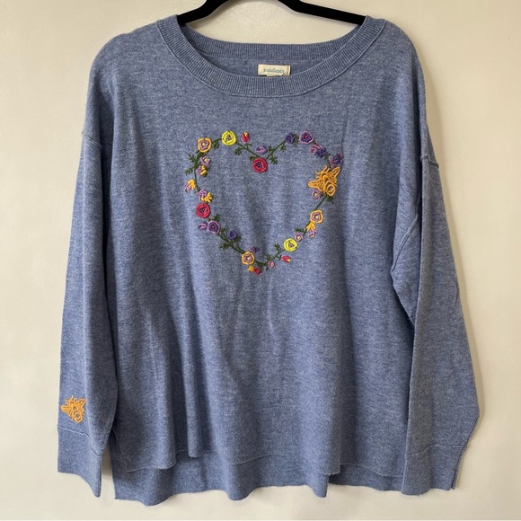 Sundance | Sweaters | Sundance Blooming Love Wool Embroidered Floral ...